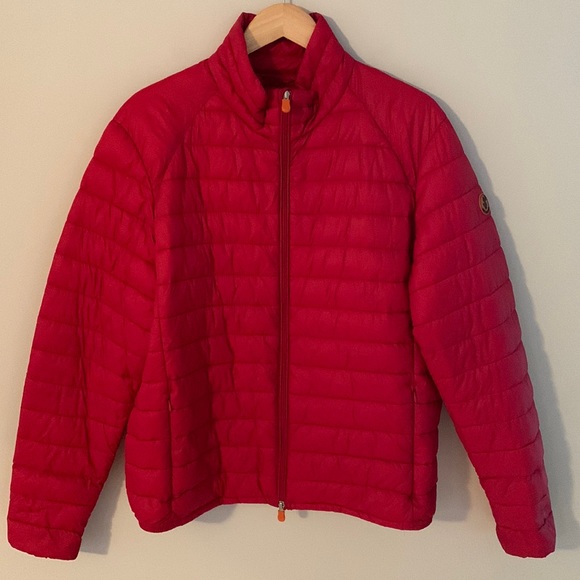 SAVE THE DUCK | Jackets & Coats | Save The Duck Ultra Light Alexander Puffer Jacket Red | Poshmark